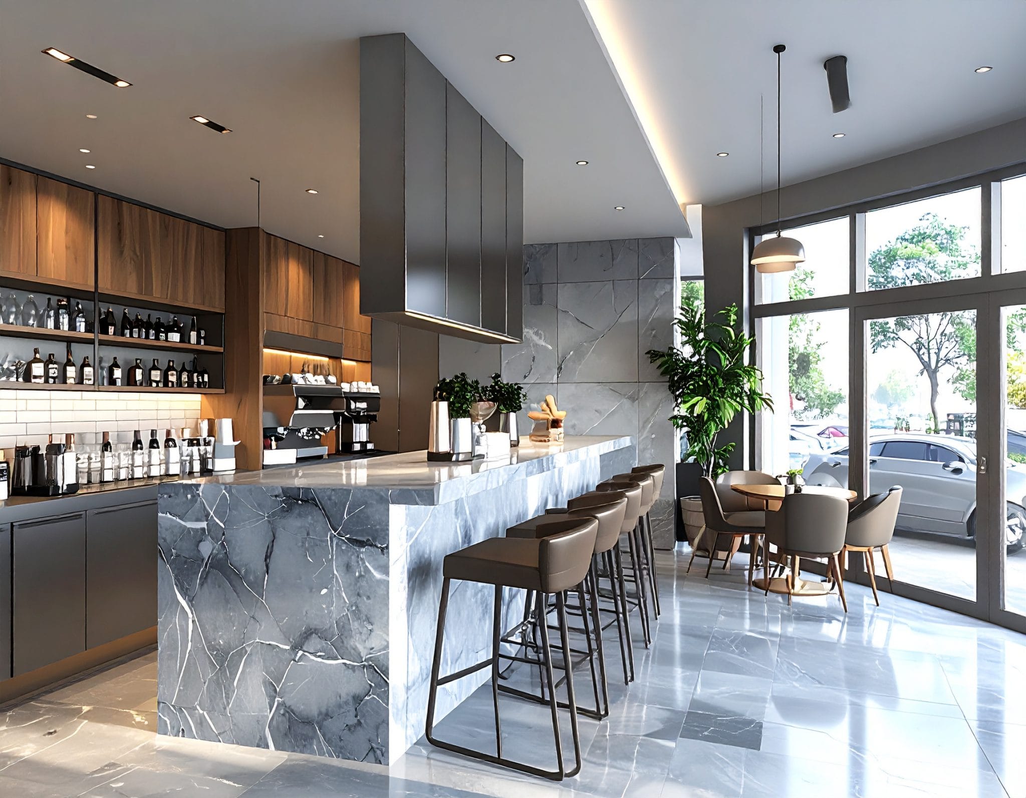Vật liệu & giải pháp thi công quán cafe - Thiết Kế – Thi Công Quán Cafe ...